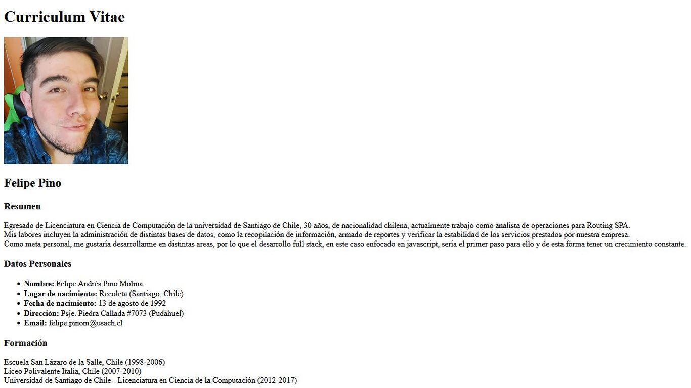 Portafolio - Felipe Pino